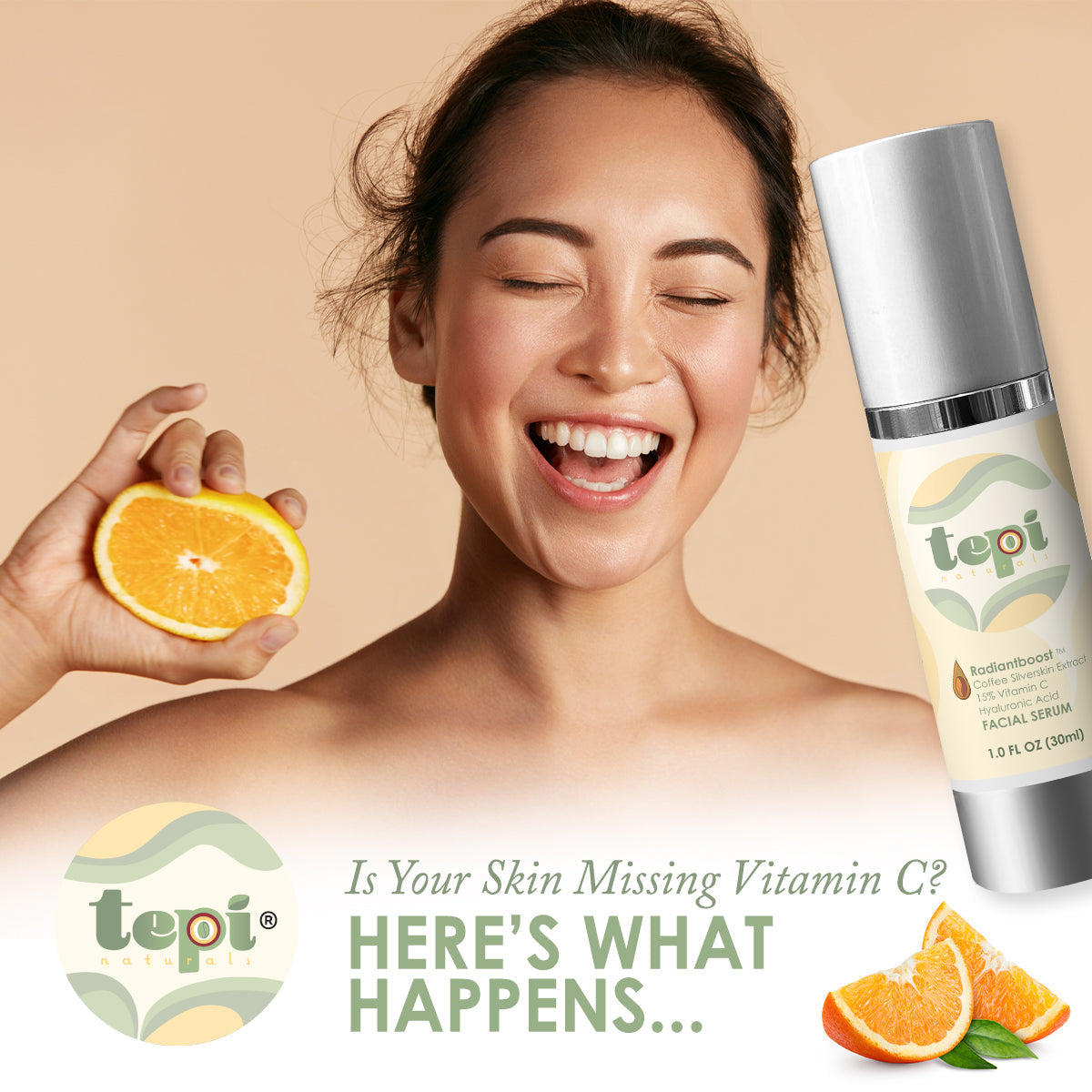 🍊 Is Your Skin Missing Vitamin C? Here’s What Happens… – Tepi Naturals